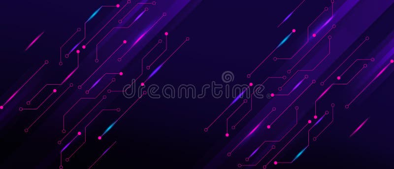 Hi-tech Computer Digital Technology Concept Stock Illustration ...