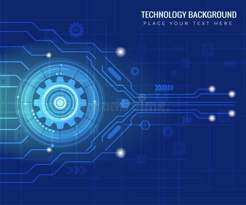 Hi-tech Computer Digital Technology Concept. Abstract Technology ...