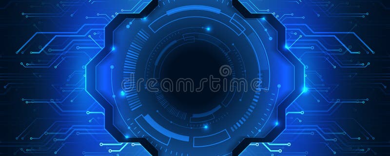 Hi-tech Computer Digital Technology Concept. Abstract Technology ...