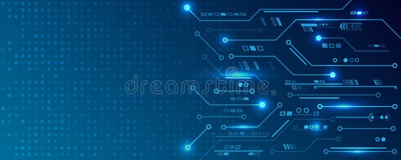 Hi-tech Computer Digital Technology Concept. Abstract Technology ...