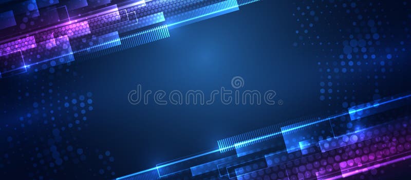 Hi-tech Computer Digital Technology Concept. Abstract Technology ...