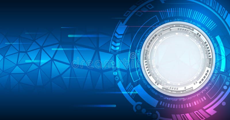 Hi-tech Computer Digital Technology Concept. Abstract Technology ...