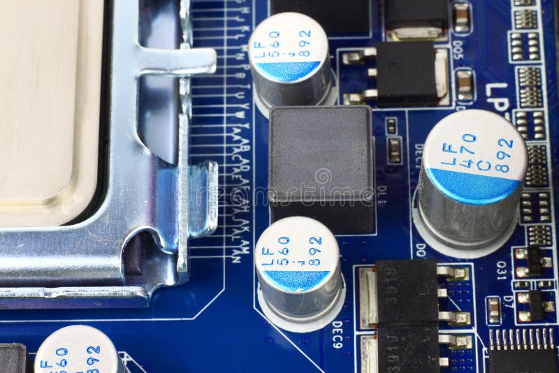 Hi-tech computer hardware stock photo. Image of blue - 27420448
