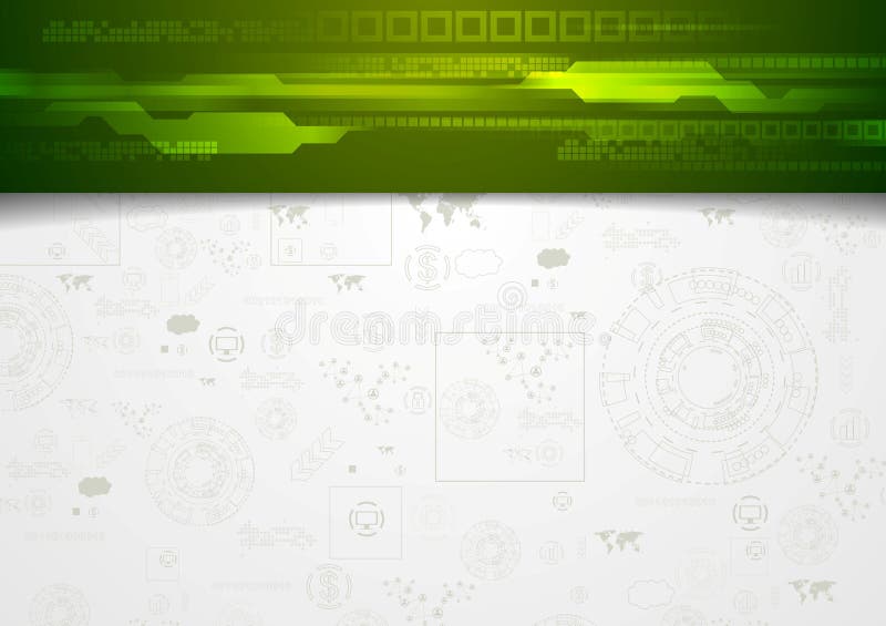 Green Header or Banner, Poster and Template Design Decorated with ...