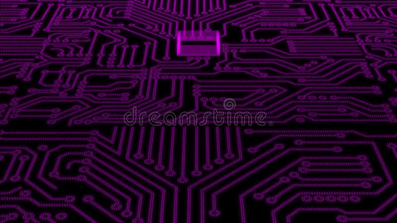 Hi-tech 3d Circuit Board Pattern Technology Background, 3d Mother Board ...