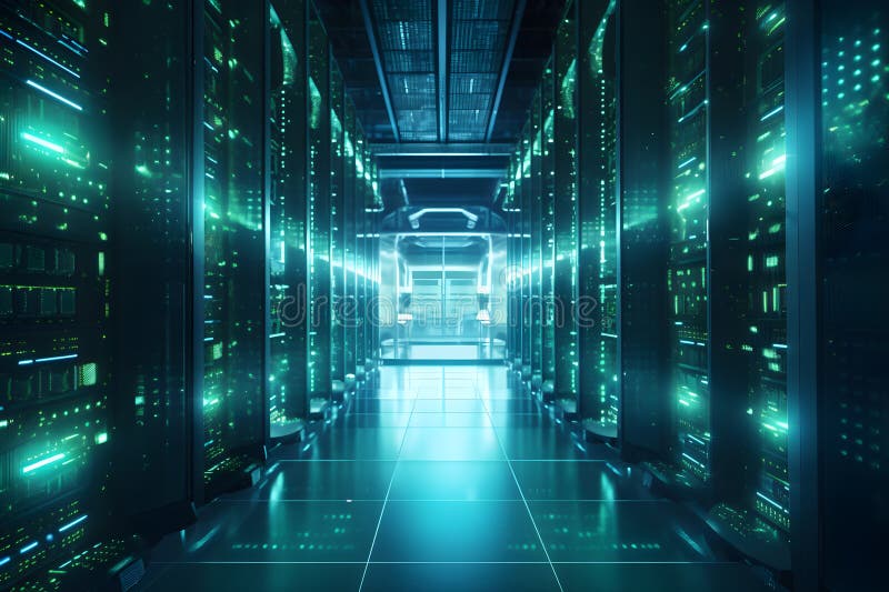 Futuristic Supercomputer Futuristic Supercomputer