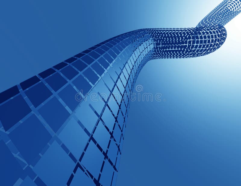 Hi-tech Digital Circular Element. Stock Illustration - Illustration of ...