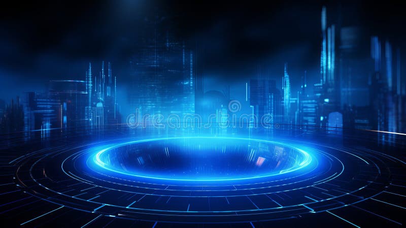 Hi-tech Digital Technology Concept. Communication Technology for ...