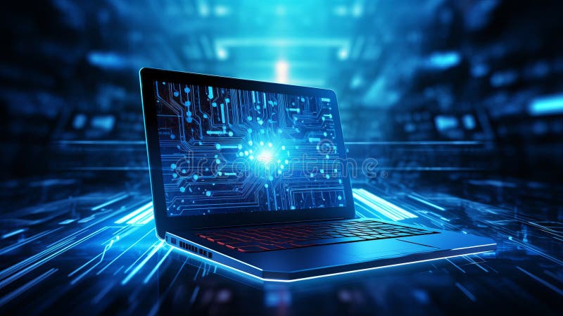 Hi-tech Digital Technology Concept. Communication Technology for ...