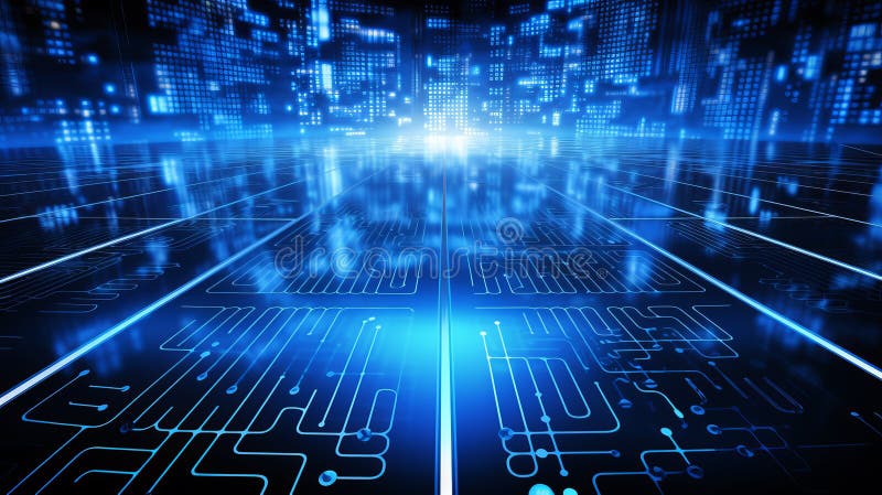 Hi-tech Digital Technology Concept. Communication Technology for ...