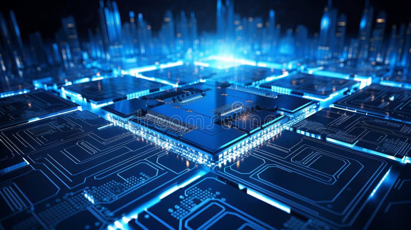 Hi-tech Digital Technology Concept. Communication Technology for ...