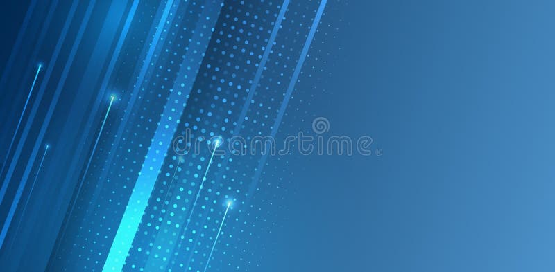 Hi-tech Digital Technology Concept. Illustration of High Computer ...