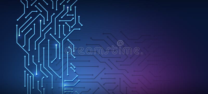 Hi-tech Digital Technology and Engineering Concept. Internet ...