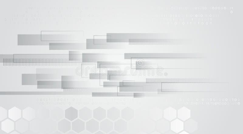 Hi-tech Digital Technology and Engineering Concept. Wide Sci Fi ...