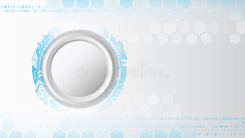 Hi-tech Digital Technology and Engineering Concept. Wide Sci Fi ...