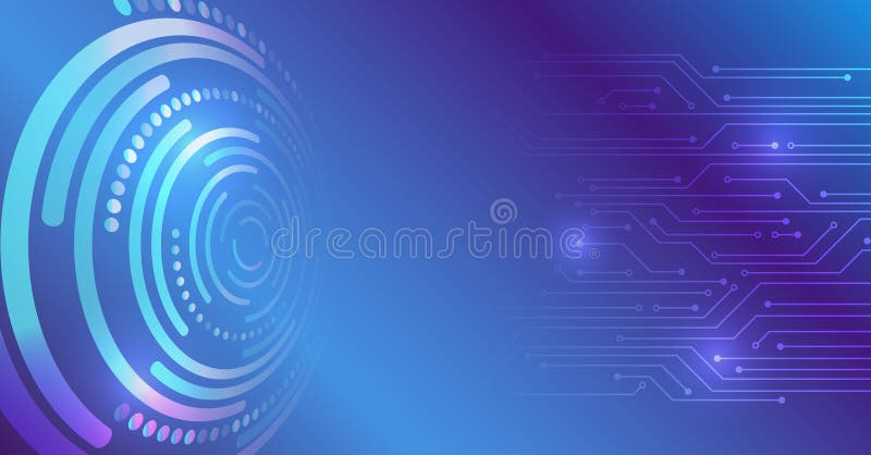 Hi-tech Digital Technology and Engineering Concept. Wide Technology ...