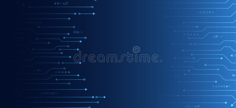 Hi-tech Digital Technology and Engineering Concept. Wide Technology ...