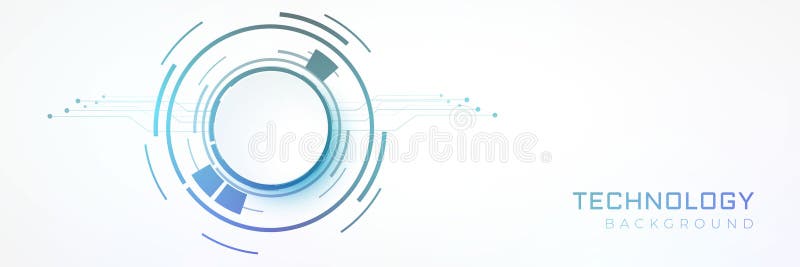 Hi-tech Digital Technology and Engineering Theme. Stock Illustration ...