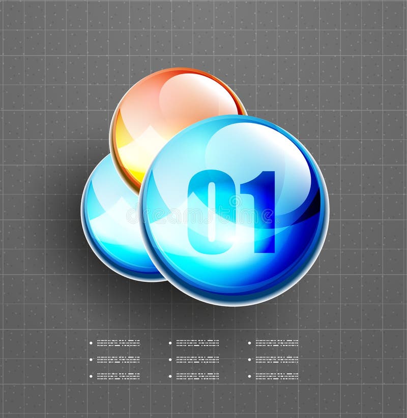 Hi-tech Glossy Futuristic Shapes Stock Vector - Illustration of blank ...