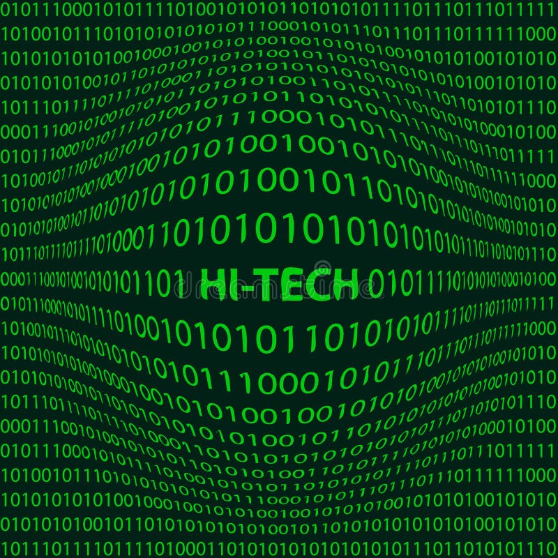 Hi tech matrix style stock vector. Illustration of arrow - 80084526