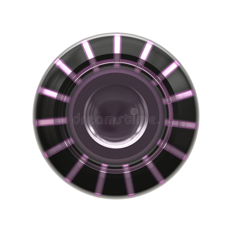 Hi Tech Metal Knob stock illustration. Illustration of adjustment ...