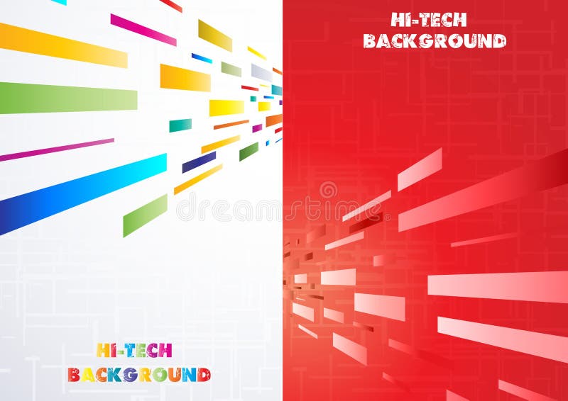 Hi Tech Multi Coloured Background Stock Illustrations – 6 Hi Tech Multi ...