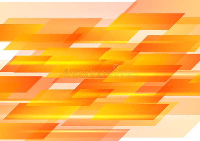 Hi-tech Orange Shapes Abstract Vector Background Stock Vector ...