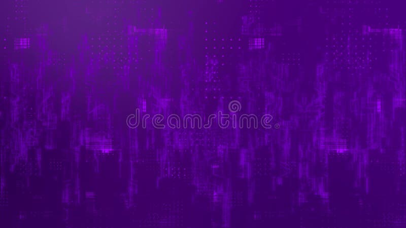 Hi-tech Tech Particles Waves Flowing through Technology Background ...