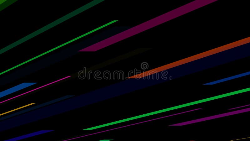 Hi Tech Polygon Texture . Neon Speed Lines. Glowing Blurred Led Light ...