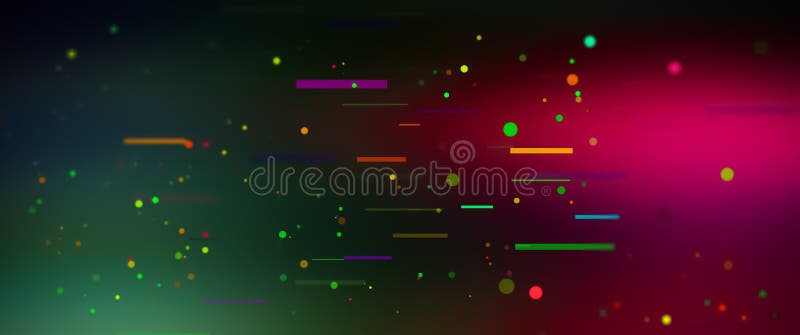 Hi Tech Polygon Texture . Neon Speed Lines. Glowing Blurred Led Light ...