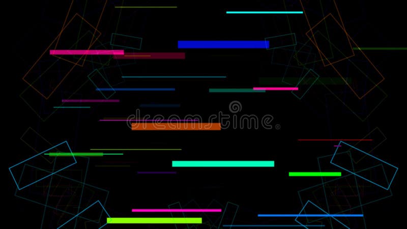 Hi Tech Polygon Texture . Neon Speed Lines. Glowing Blurred Led Light ...