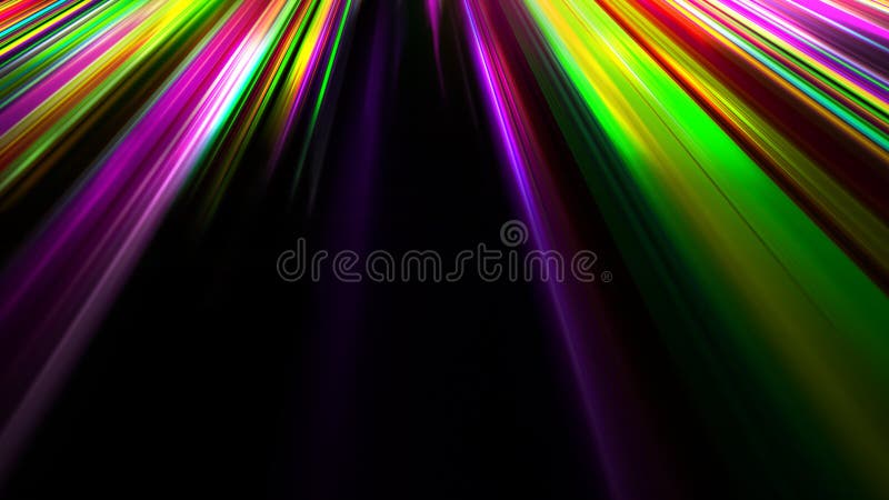 Hi Tech Polygon Texture . Neon Speed Lines. Glowing Blurred Led Light ...