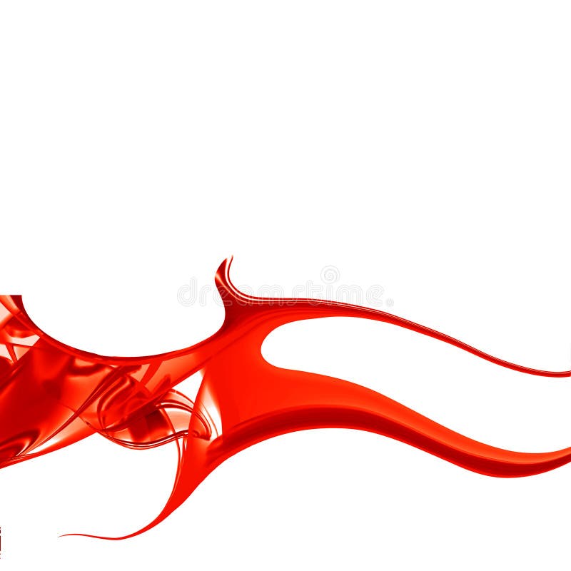 Hi-tech red frame. stock illustration. Illustration of render - 6719790