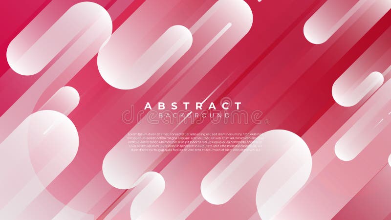 Hi-tech Red White Corporate Abstract Background. Geometric Vector ...