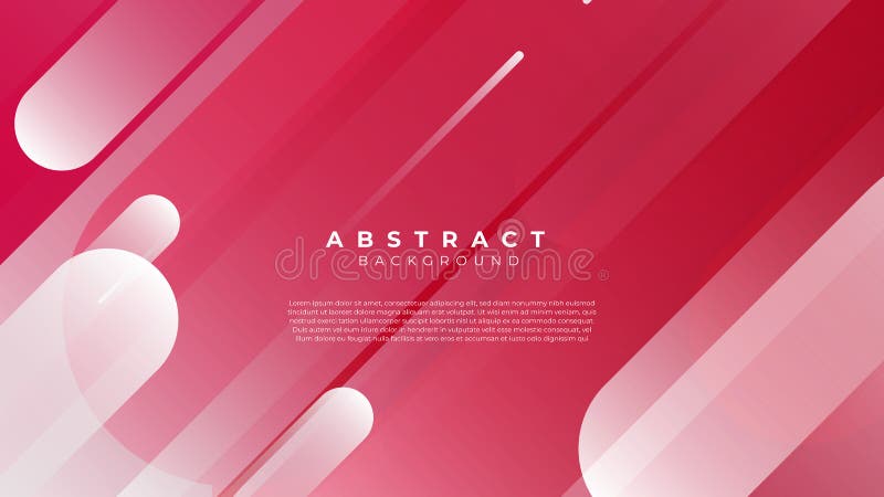 Hi-tech Red White Corporate Abstract Background. Geometric Vector ...