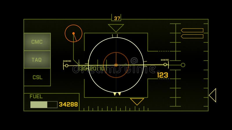 Hi-tech Software Navigation Screen. Stock Footage - Video of ...