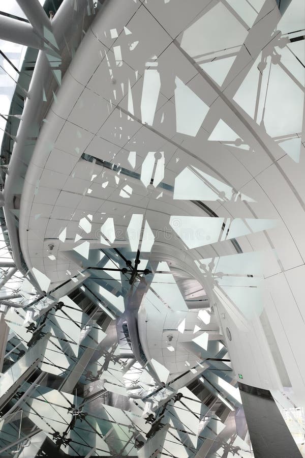 Hi-tech Structure Background Stock Image - Image of abstract, facade ...