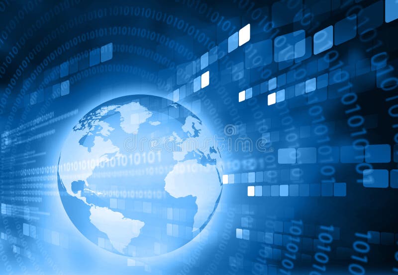 Hi-tech Technological Background Stock Illustration - Illustration of ...