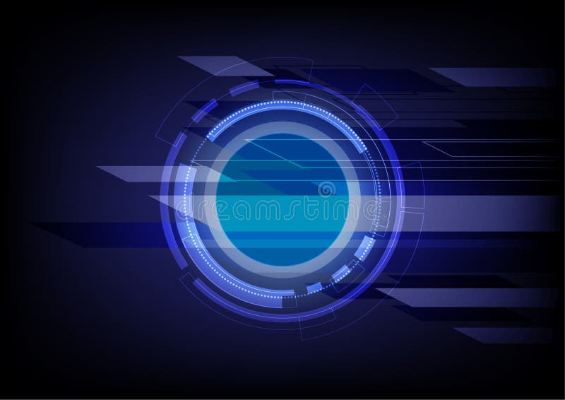 Hi-tech Technology Abstract Background. Vector Illustration Stock ...