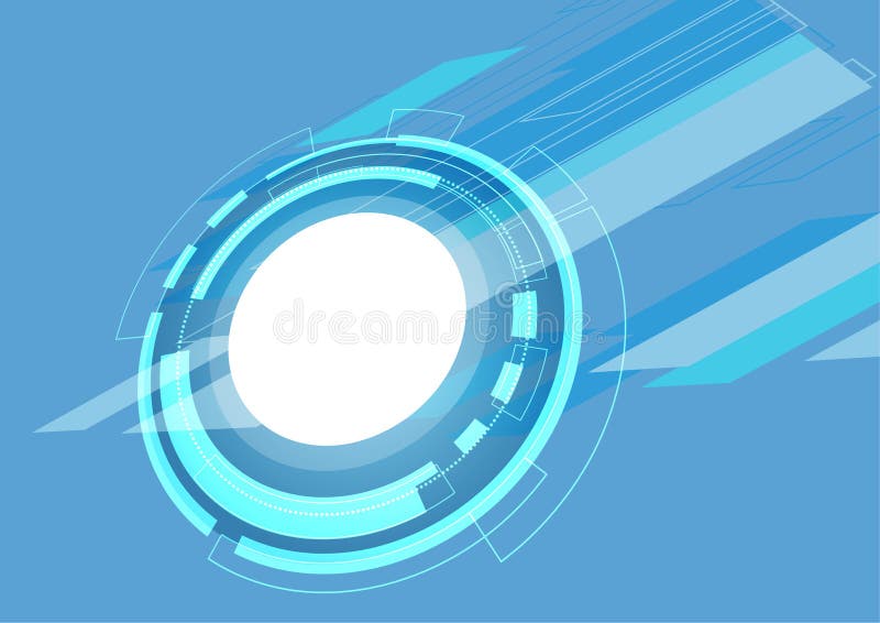 Hi-tech Technology Abstract Background. Vector Illustration Stock Vector - Illustration of ...
