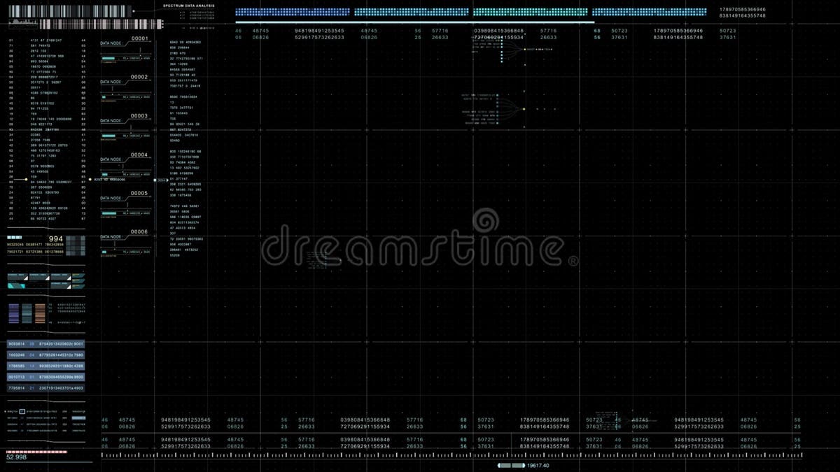 Digital Data Display Stock Illustrations – 165,771 Digital Data Display ...