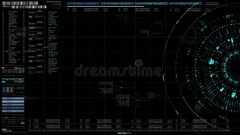 Hi-tech user interface stock vector. Illustration of element - 59540422