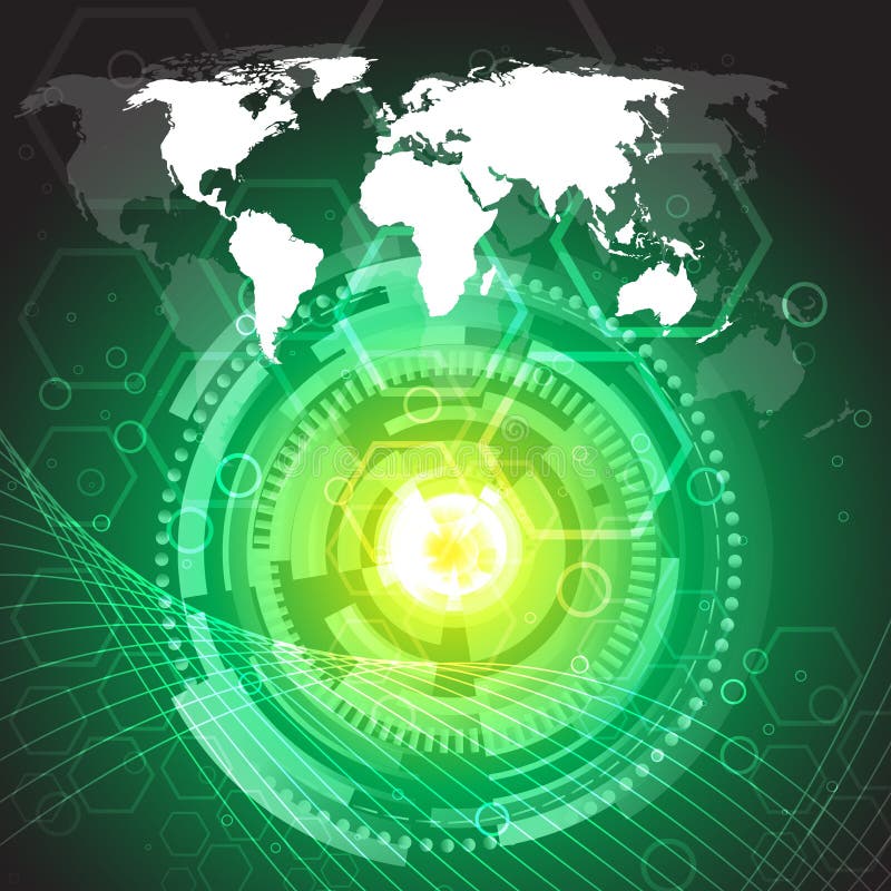 Tech 3D Vector Hexagons White Abstract Background Stock Vector ...