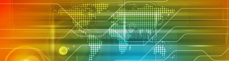 Hi Tech World Map Stock Illustrations – 1,060 Hi Tech World Map Stock ...