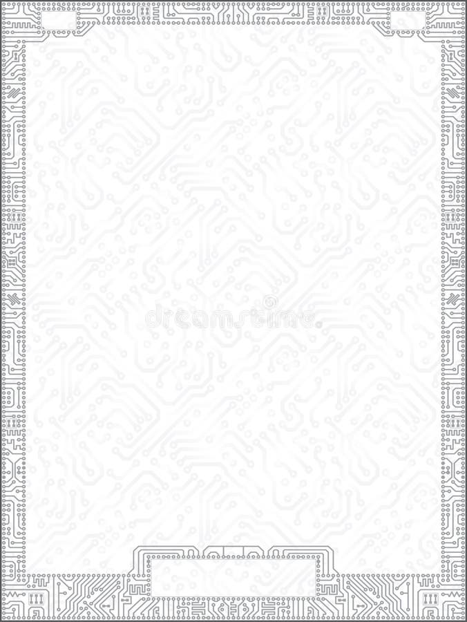 Blank Computer Certificate Borders