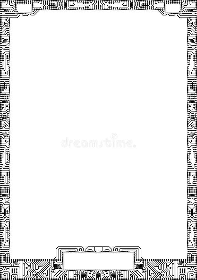Circuit Frame stock vector. Illustration of tech, connections - 31206925