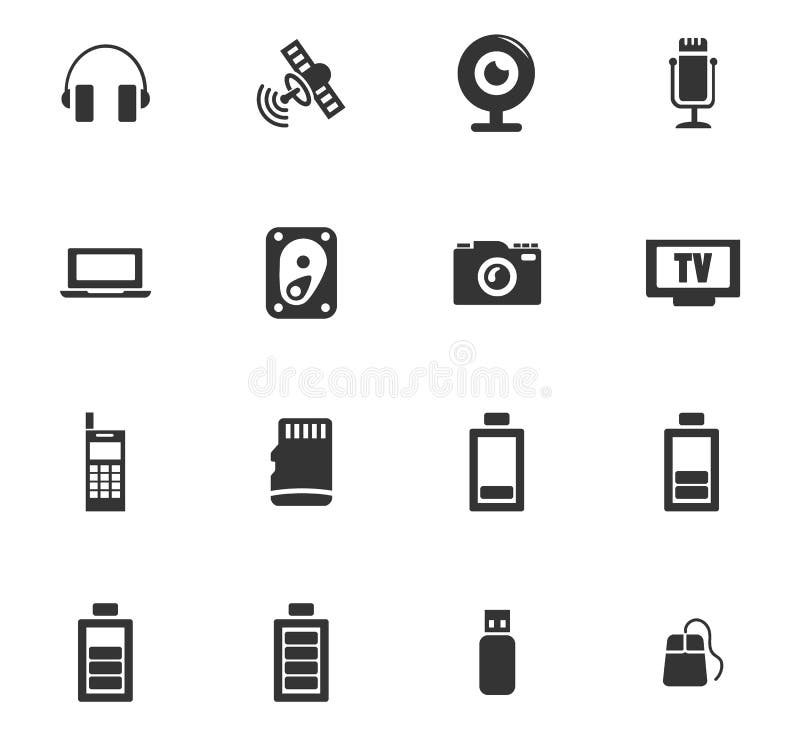 Hi tech icons set stock vector. Illustration of icon - 141257267 Hi tech icons set stock vector. Illustration of icon - 141257267