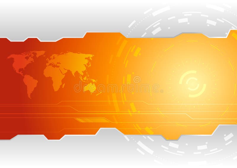 Hi-tech wallpaper template stock vector. Illustration of design - 30664851