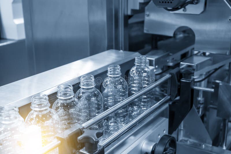 The Hi-technology of Drinking Water Manufacturing Process Stock Photo ...