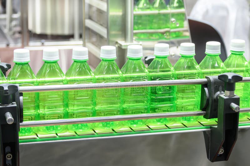 The Hi-technology of Drinking Water Manufacturing Process Stock Photo ...